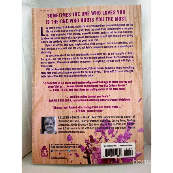 【hot sale】 【COD】It Ends with Us Colleen hoover- English Book Fiction ...