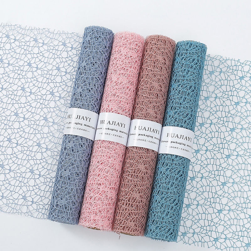 Mother's Day Flower Wrapping Gauze Jacquard Net Gauze Bouquet Valentine ...