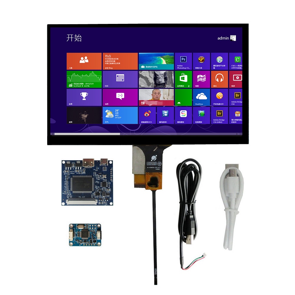 9 Inch 1024*600 Screen Display LCD Monitor Driver Control Board ...