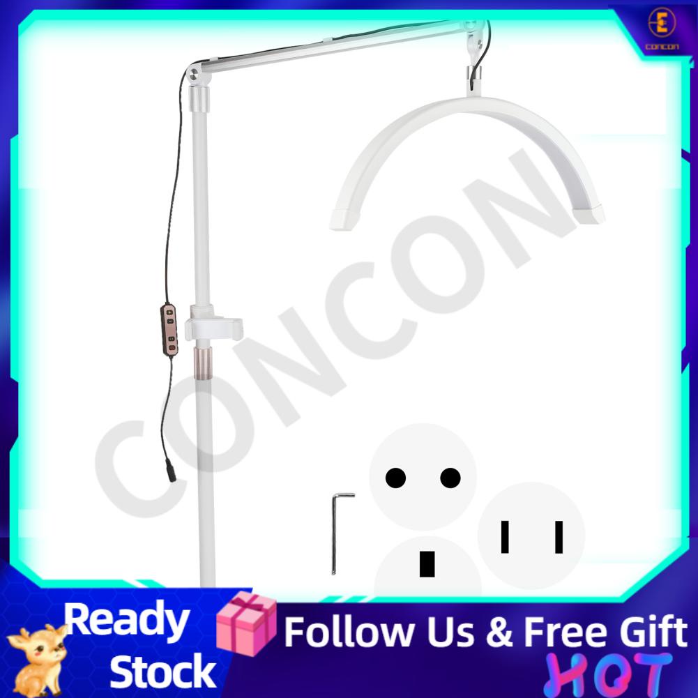 Concon 16in Half Moon Beauty Light Desk Lamp Adjustable Color ...