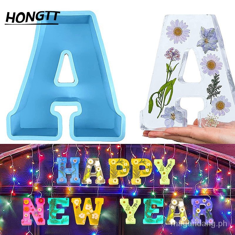 Resin Silicone Mold Diy Letters Home Epoxy Birthday Party Mold Wedding ...
