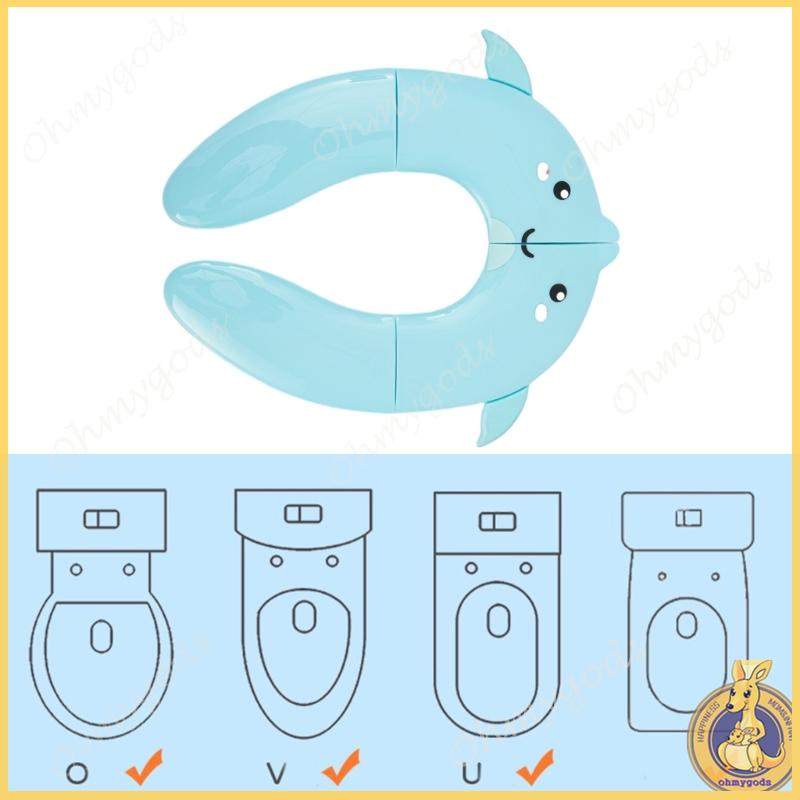 OMG* Portable Foldable Potty Non Sllip Toilet Boys Girls Potty Training ...