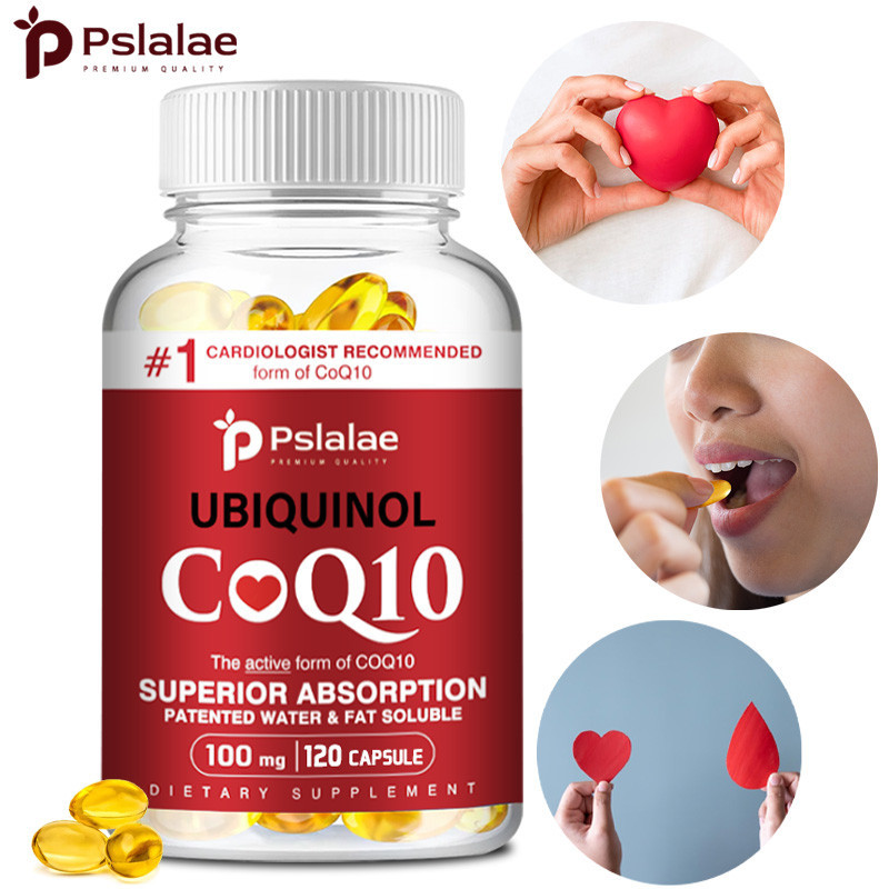 Coenzyme Q10 100 Mg, Fast-absorbing, Water- and Fat-soluble Natural ...