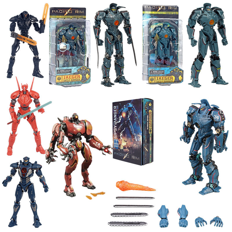 NECA Pacific Rim Gipsy Avenger Obsidian Fury Saber Athena Crimson ...