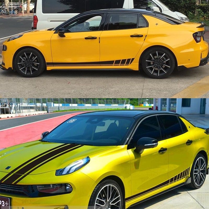 Car Modified Car Sticker Body Decal DIY Collar Gram 03+Garland 03 Side ...