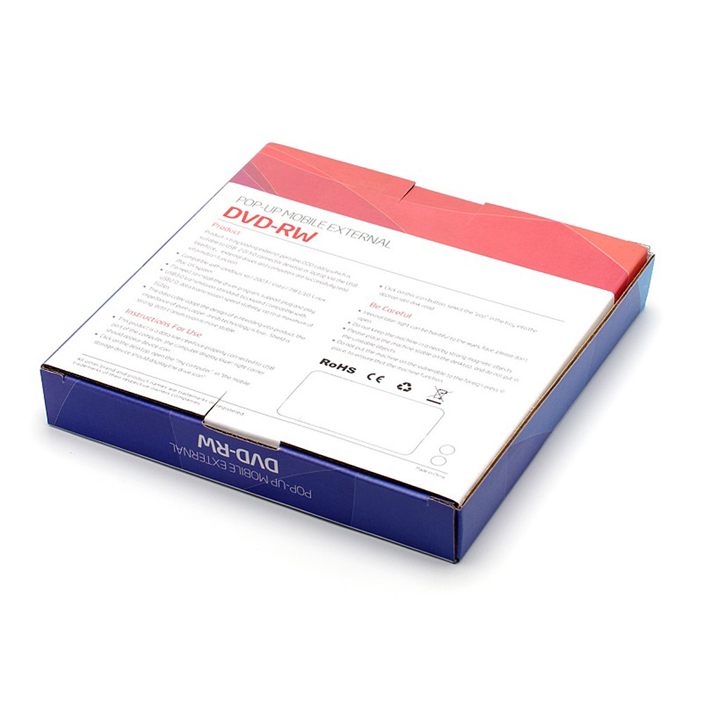 USB 3.0 Type C Optical Drive Case External DVD CD ROM ODD Writer Drive ...