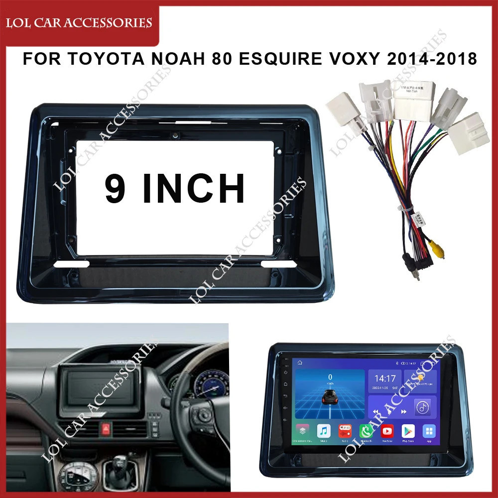 9 Inch For Toyota Noah 80 Esquire Voxy 2014-2018 Car Radio Stereo ...
