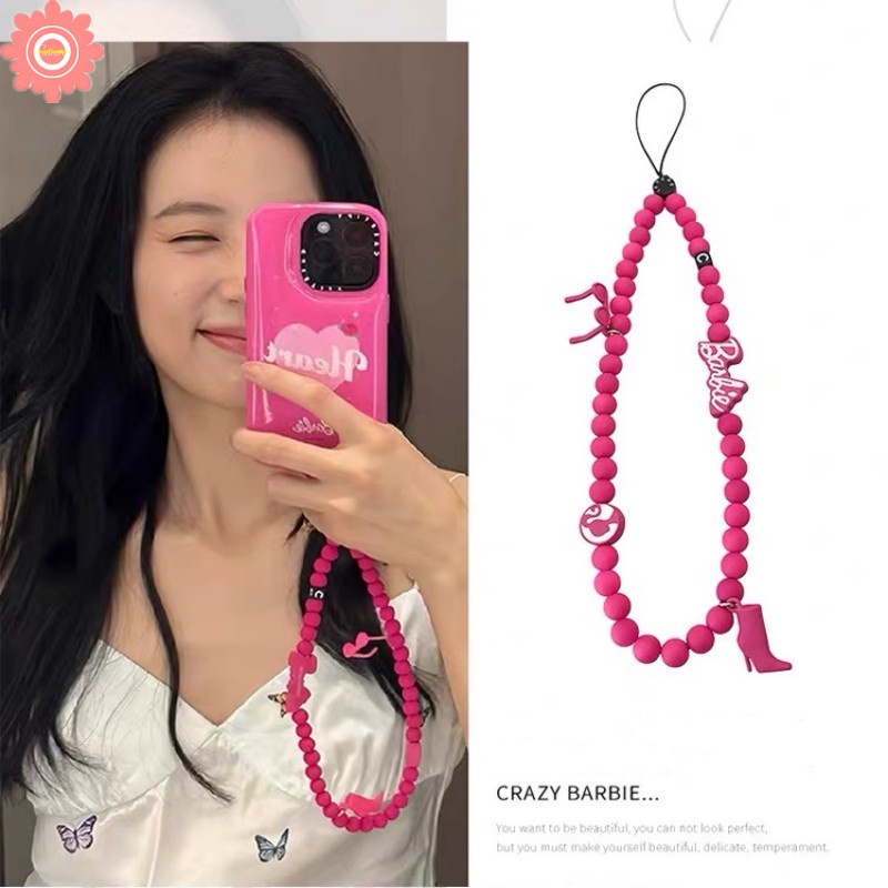Fashion Barbie Chain Mobile Phone Case Lanyard Strap Diy Cartoon ...