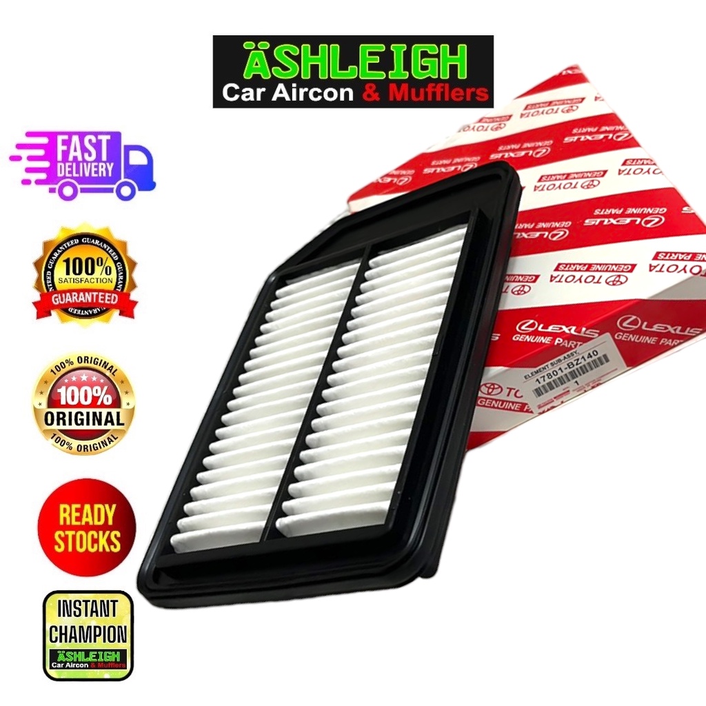 Air Filter Toyota Wigo 2017-Up 17801-BZ140 for engine parts | Shopee ...