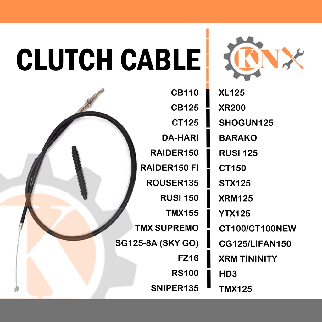 CLUTCH CABLE motorcycle parts TMX / BARAKO / RAIDER150 / STX125 / CT100 ...
