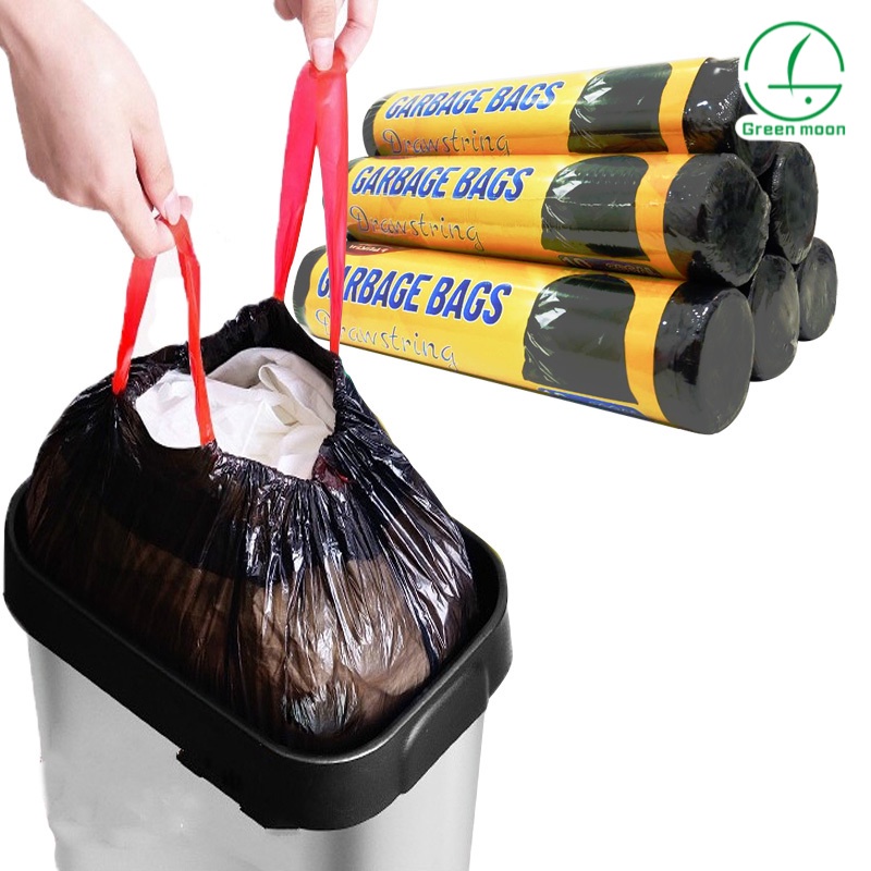 heavy duty black trash bags garbage bag home commercial use small ...
