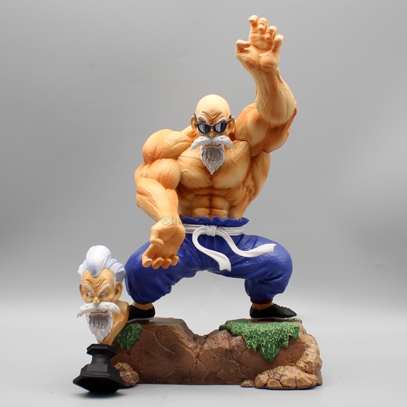 Dragon Ball Z Kamehameha Muscle Master Roshi GK Anime Stateu Figure ...