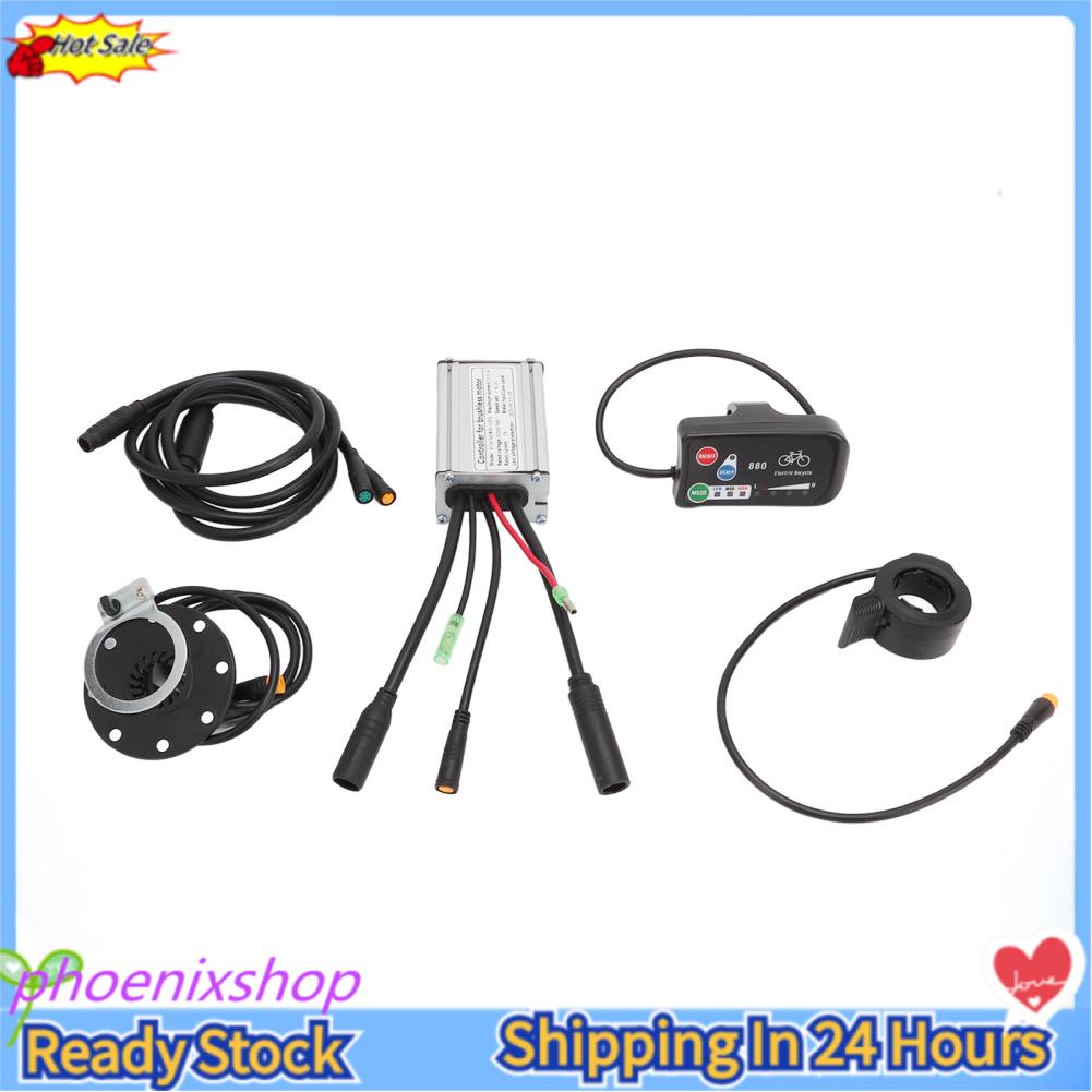 Phoenixshop Electric Bike Conversion Kit with 880 Meter + Throttle ...