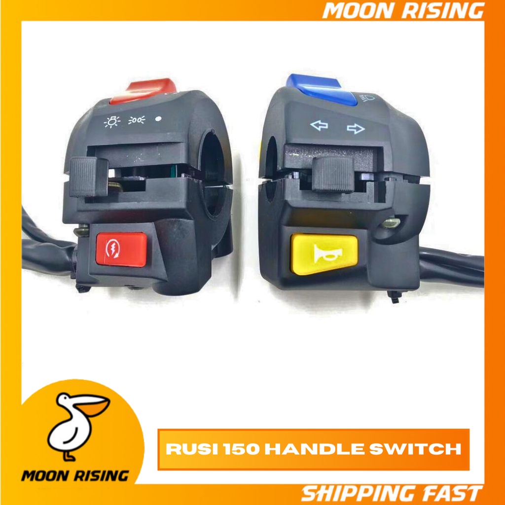 RUSI 150 HANDLE SWITCH MOTORCYCLE RUSI150 [MOON RISING] | Shopee ...