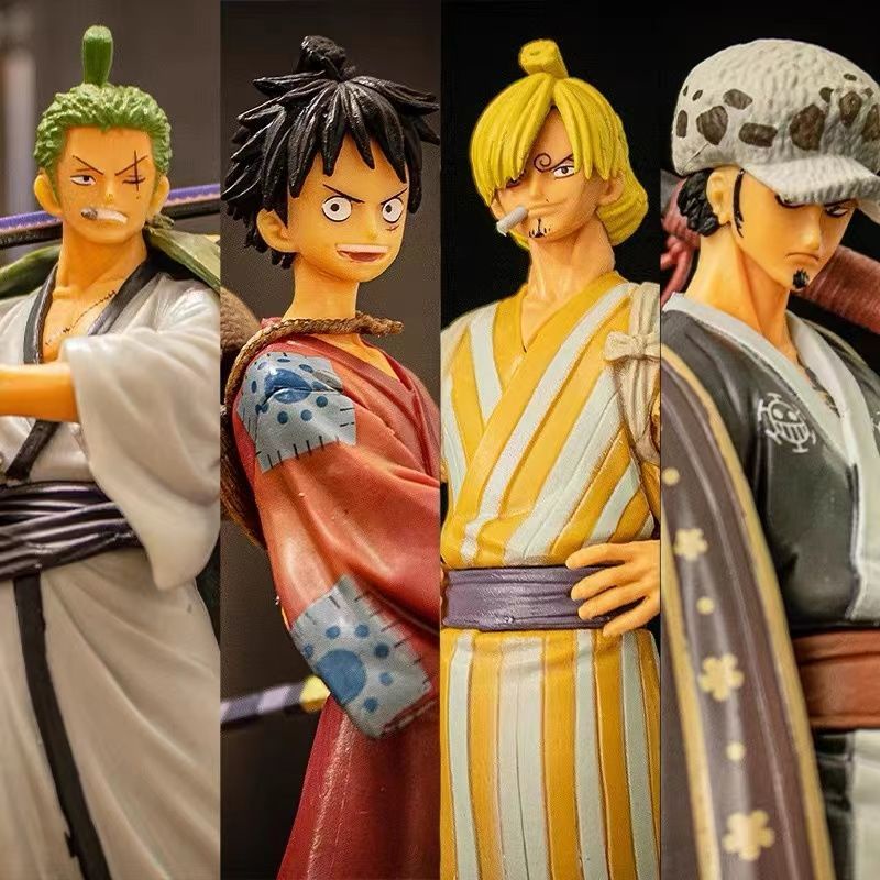 One Piece Wano Country Luffy Yamaji Zoro Chopper Nami Brook DXF Anime ...