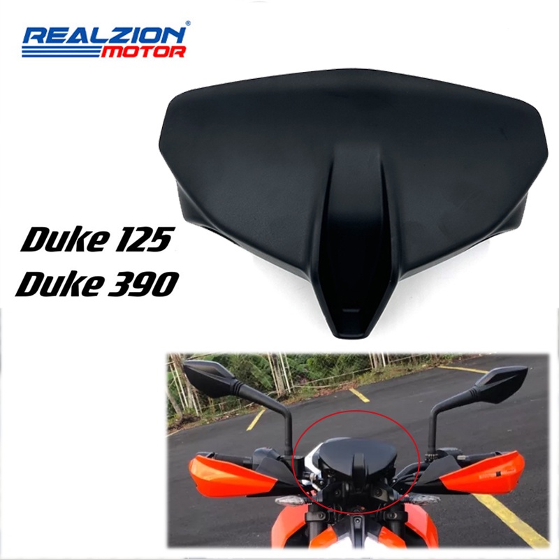 REALZION For Ktm Duke 390 125 Windshield Windscreen Deflector Shroud ...