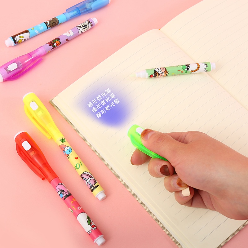 1Pc creative invisible pen marker, luminous UV invisible pen ...