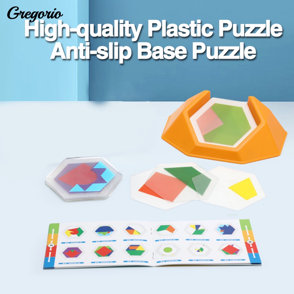 Gregorio Children Safe Puzzle Kids Thinking Puzzle Fun Color Code ...