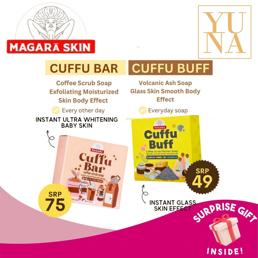 Cuffu Bar Coffee Scrub Soap And Cuffu Buff by Magara Skin: Whitening ...