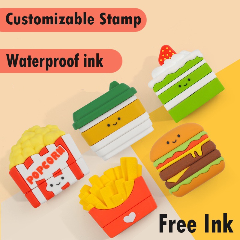 Personalized FREE NAME[Free ink] | Mini Customizable Stamps ...