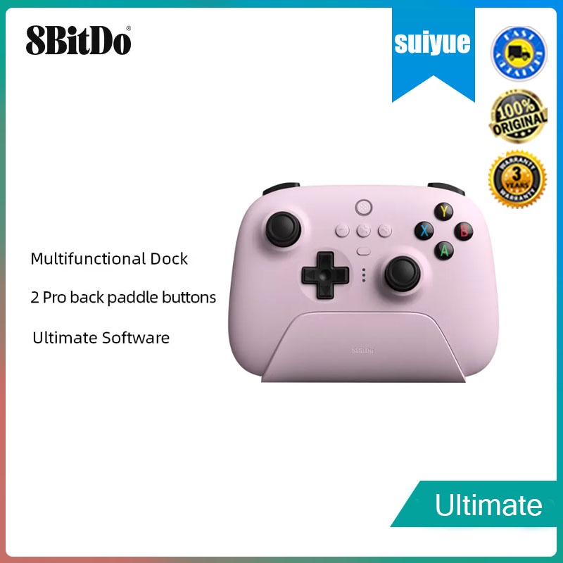 8BitDo - Ultimate Wireless 2.4G Gaming Controller with Charging Dock ...