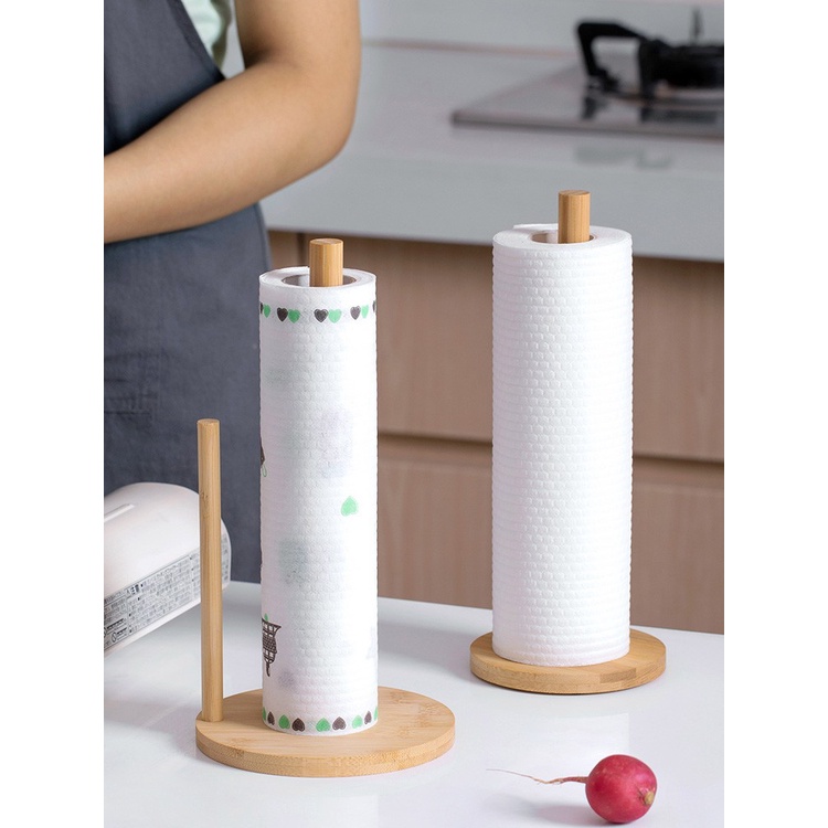Wooden Paper Towel Holder Tissue Paper Kitchen Tissue Holder Tissue ...