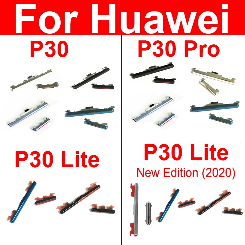 Power Volume Side Button For Huawei P30 P30 Pro P30 Lite On OFF Power ...
