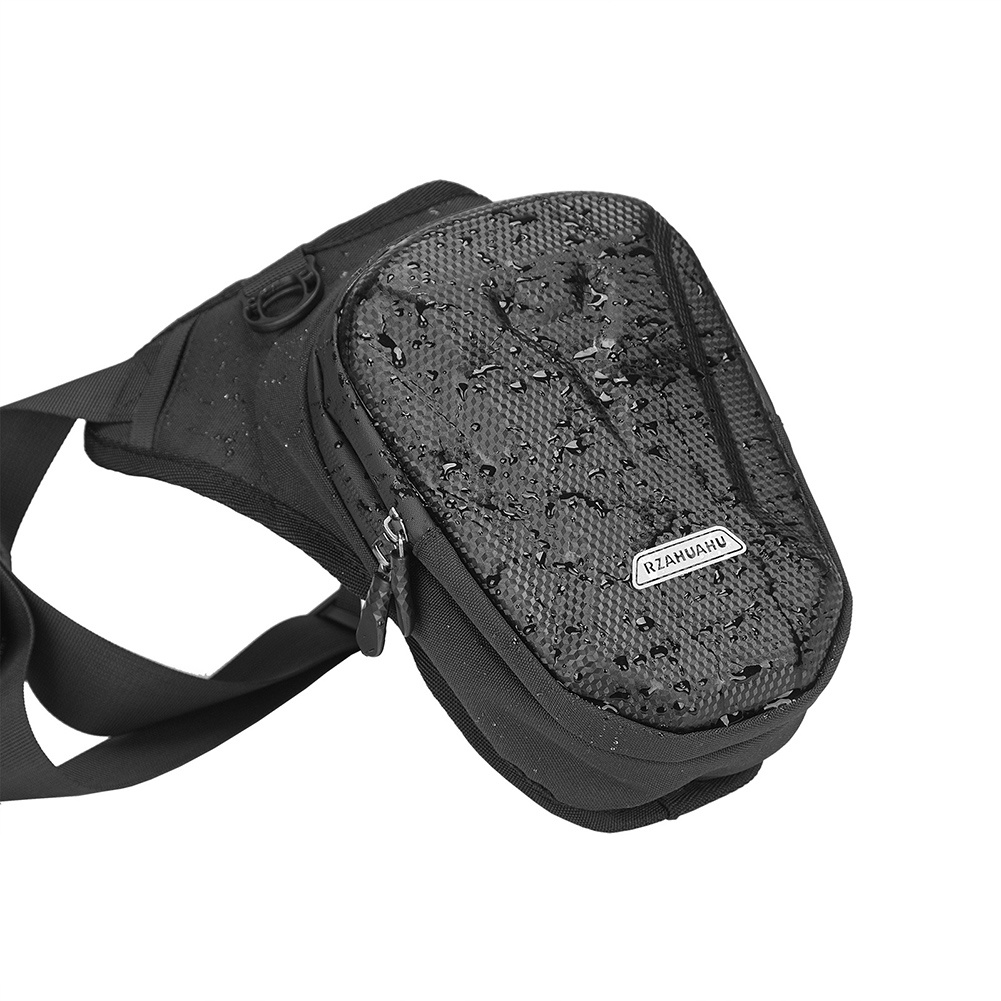 RZAHUAHU Motorcycle Bag Leg Hard Shell waterproof Moto Racing Leg Bag ...
