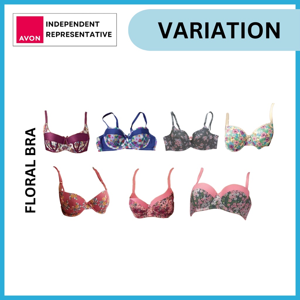 Avon Floral Underwire Bra Original Fiona, Carla, Charlotte, Robyn ...