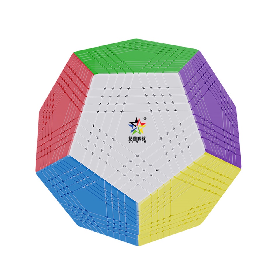 YuXin HuangLong 9x9 Megaminx Magic Cubes Puzzle Cubo Magico Stickerless ...