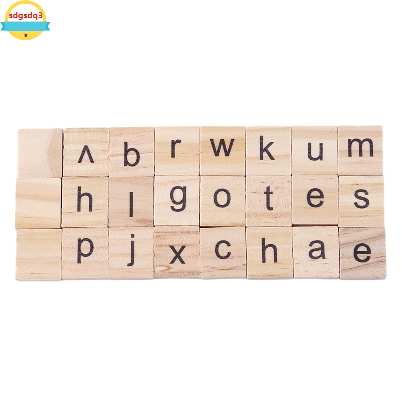 Wood Letter Tiles Wooden Scrabble Tiles A-Z Capital Letters For Crafts ...