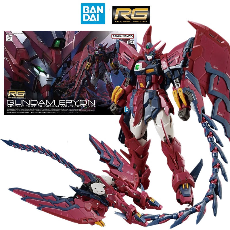 Bandai RG 38 Gundam Epyon OZ-13MS 1/144 14Cm Gundam Wing Original ...