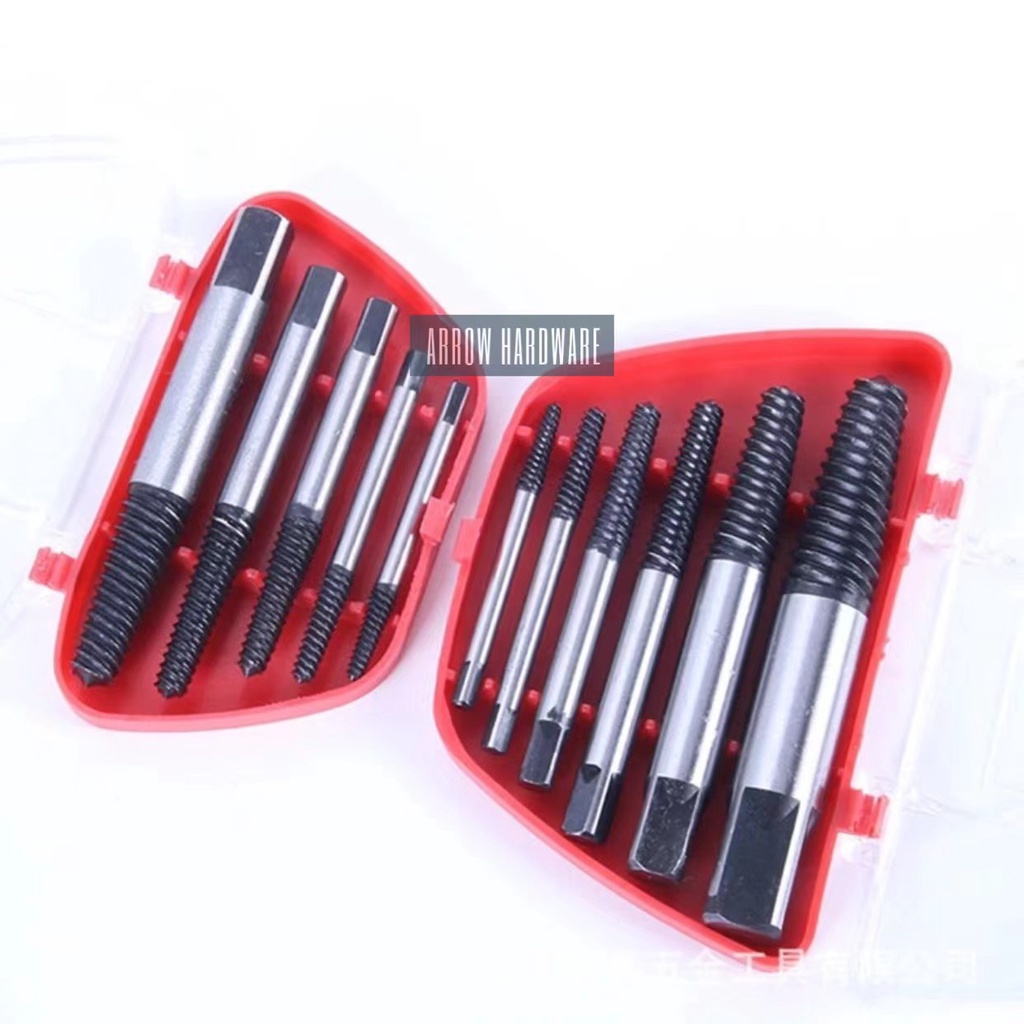 5/6Pcs Screw Extractor Center Drill Bits Guide Set Broken Damaged Bolt ...