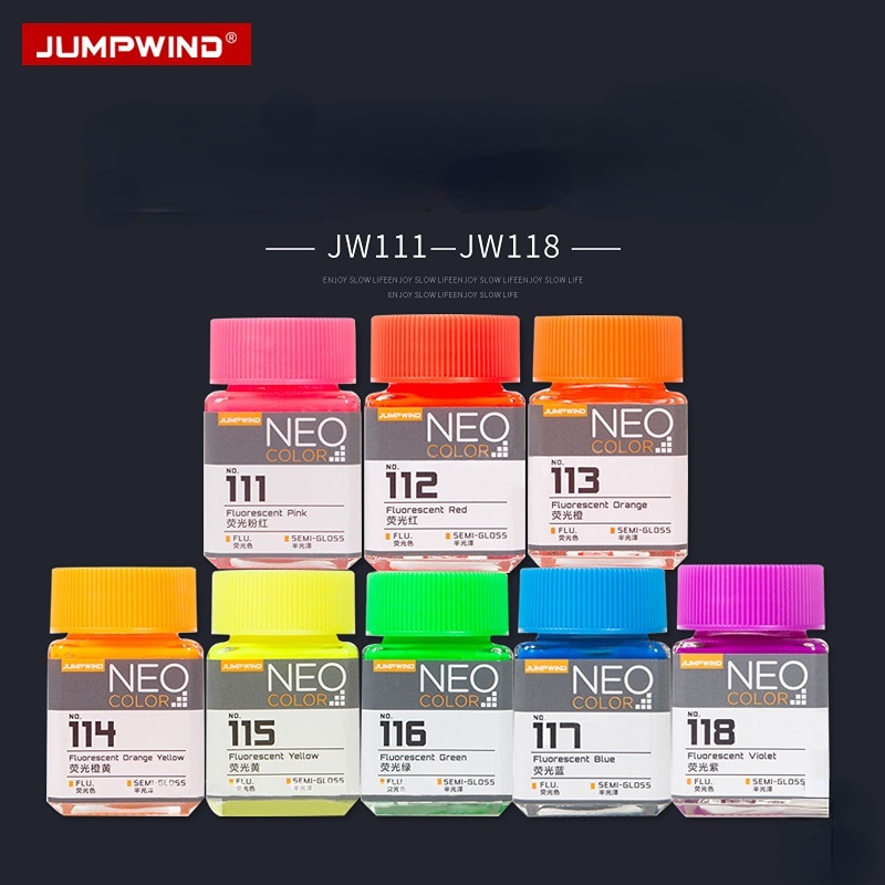 18ML Jumpwind Fluorescent Neon Color Gundam Paint | Shopee Philippines