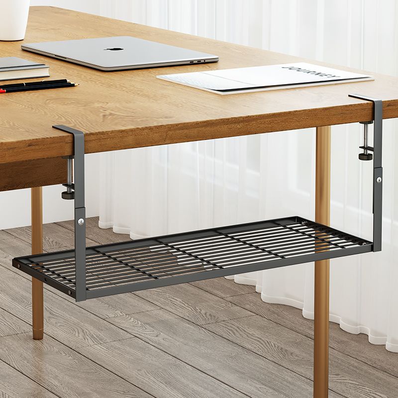 under-Desk Storage Rack Book Computer Desk Bottom Storage Cabinet Punch ...