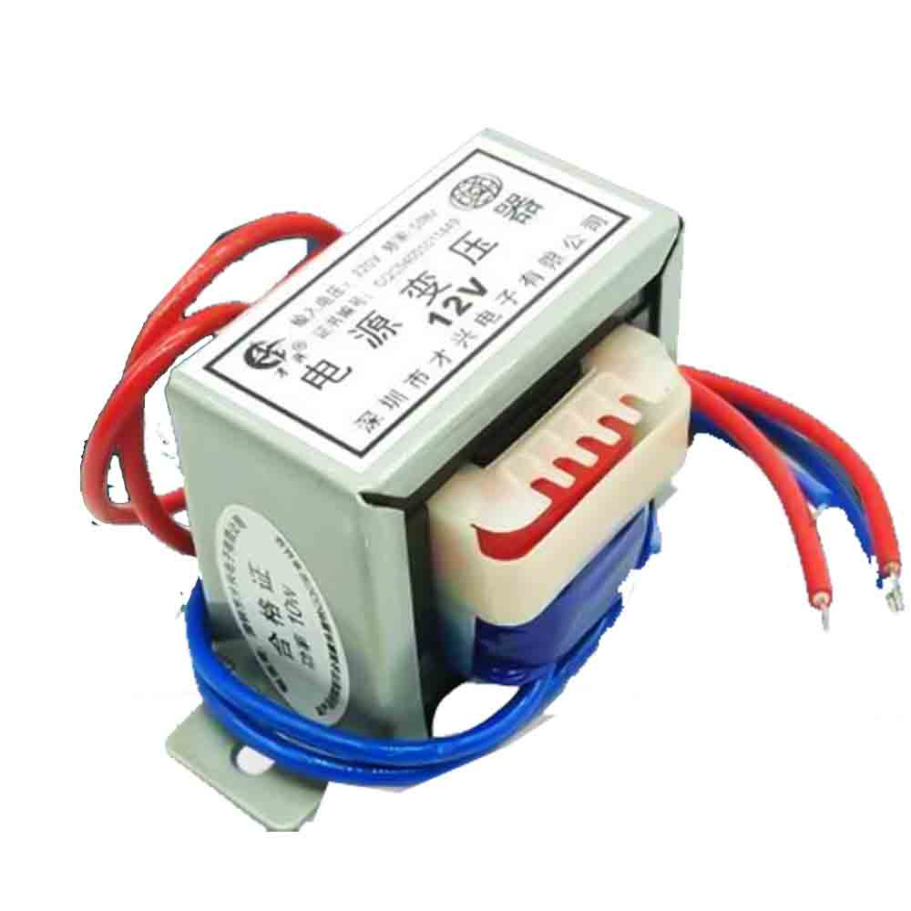 AC Power Transformer AC 220V to 6V 9V 12V 15V 24V Voltage 3W EI Copper Core 50Hz~60Hz Single ...