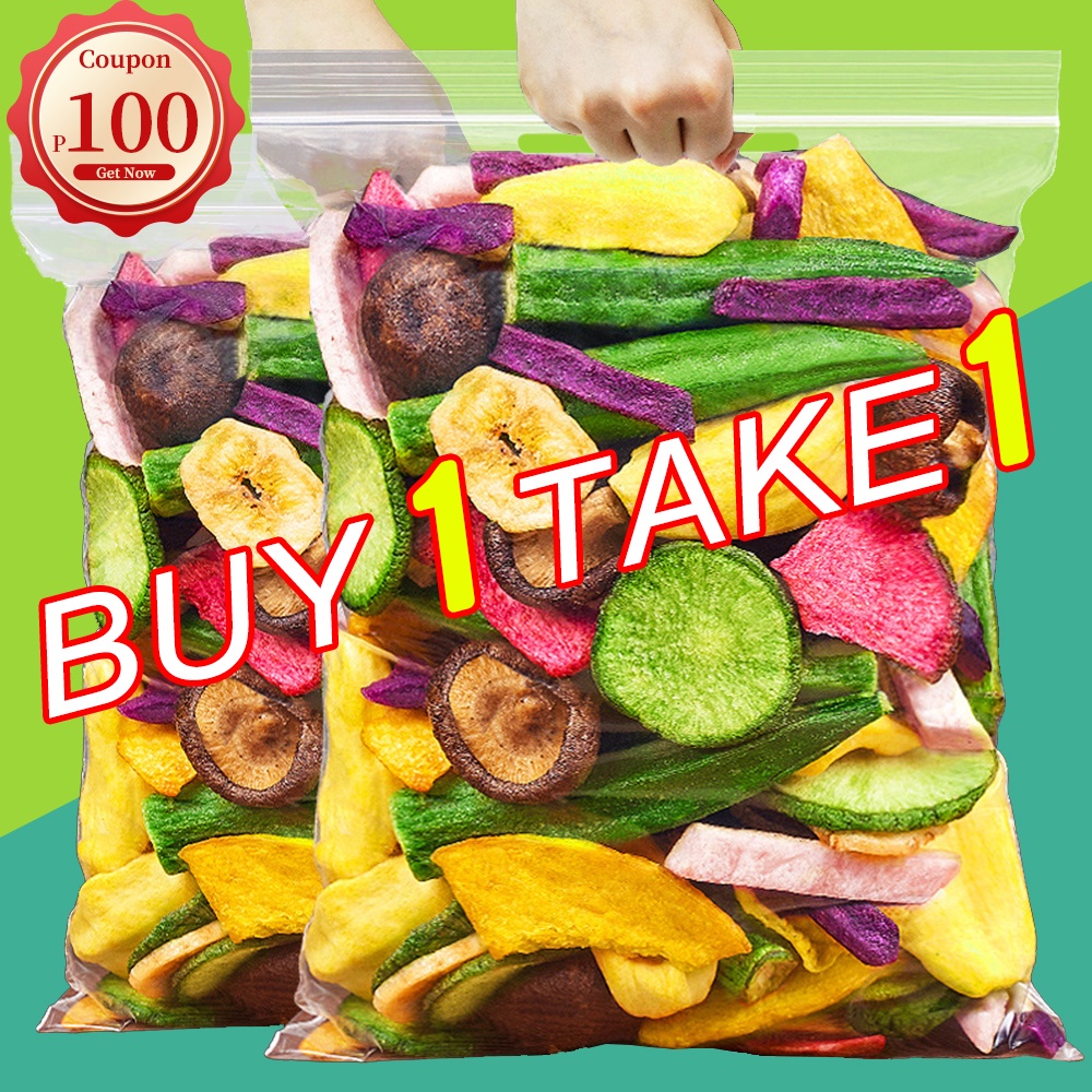 Fried vegetables chips dried mixed fruits and vegetable chips snacks ...