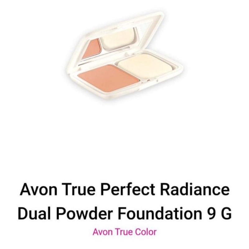 ♟AVON TRUE PERFECT RADIANCE DUAL POWDER FOUNDATION SPF /PA++ 9 g ...