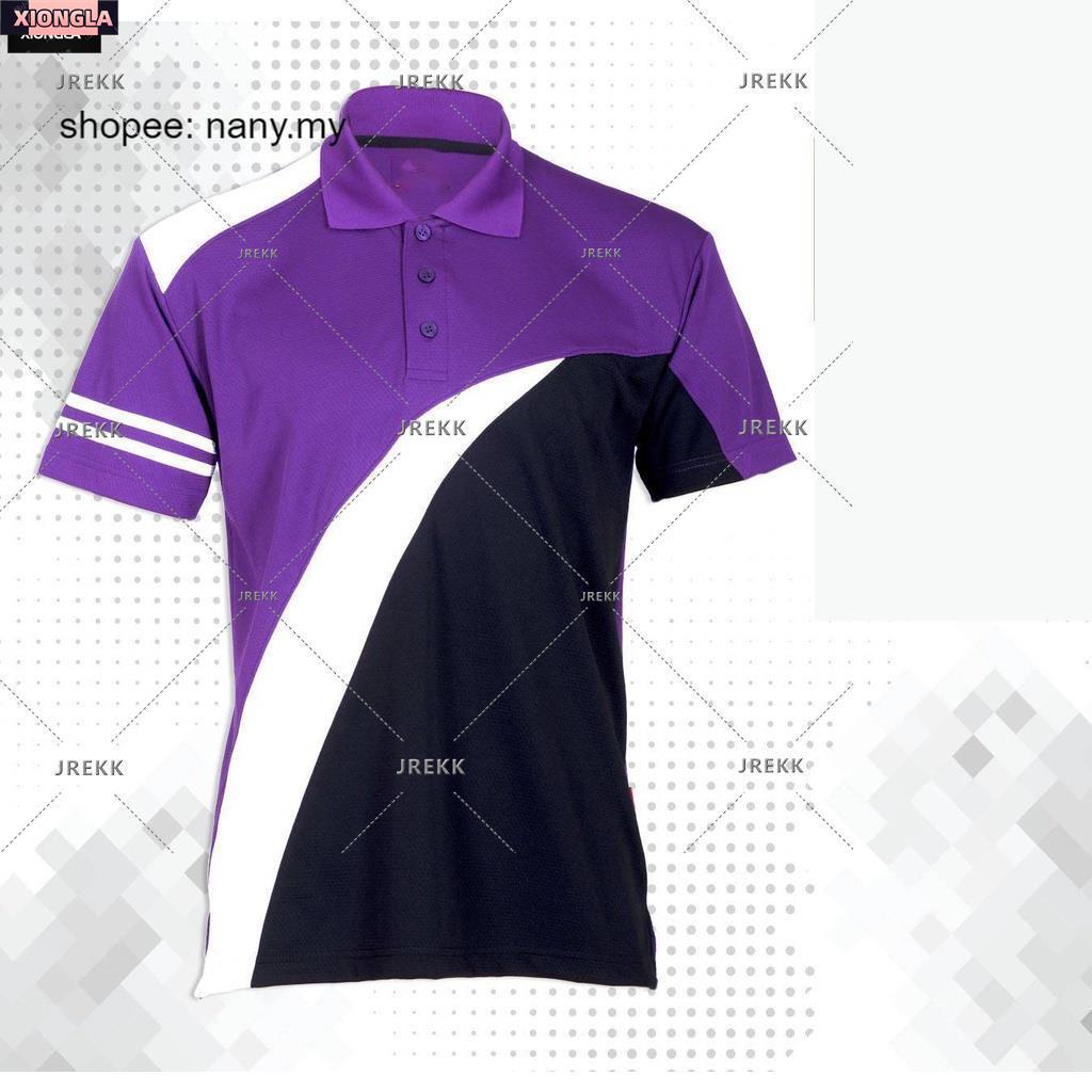 FULL SUBLIMATION POLO SHIRT UNIFORM COUPLE SET PURPLE VERSION 2 ...