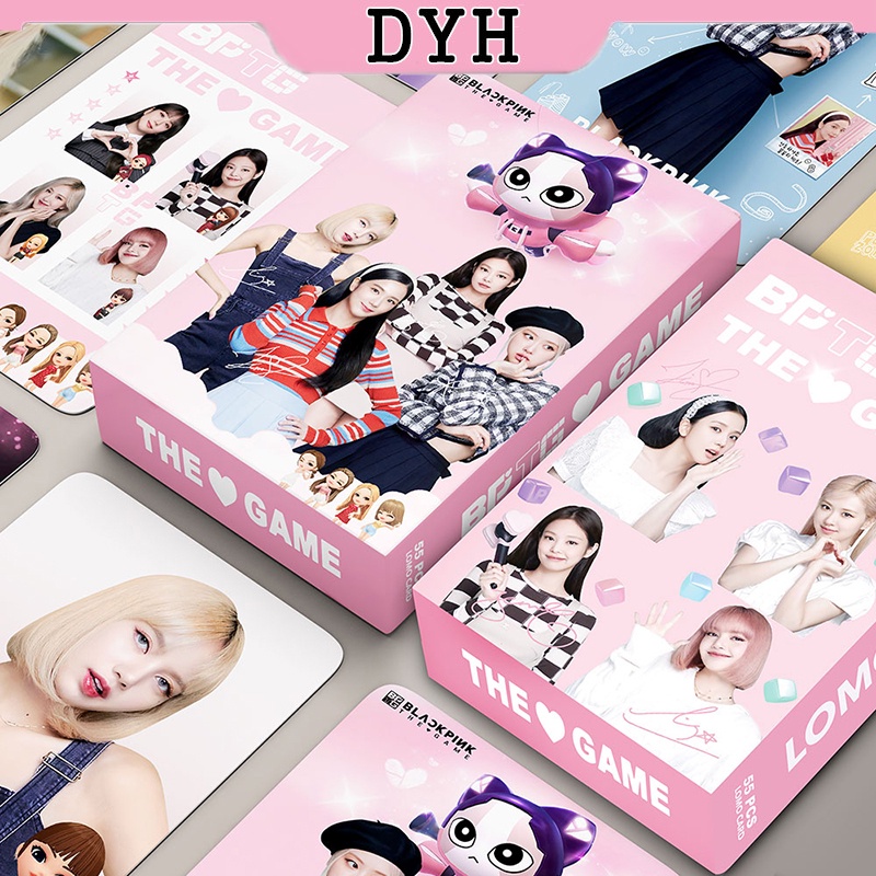 DYH 55pcs BLACKPINK Photocard BPTG Album KPOP LOMO Card Postcard ...