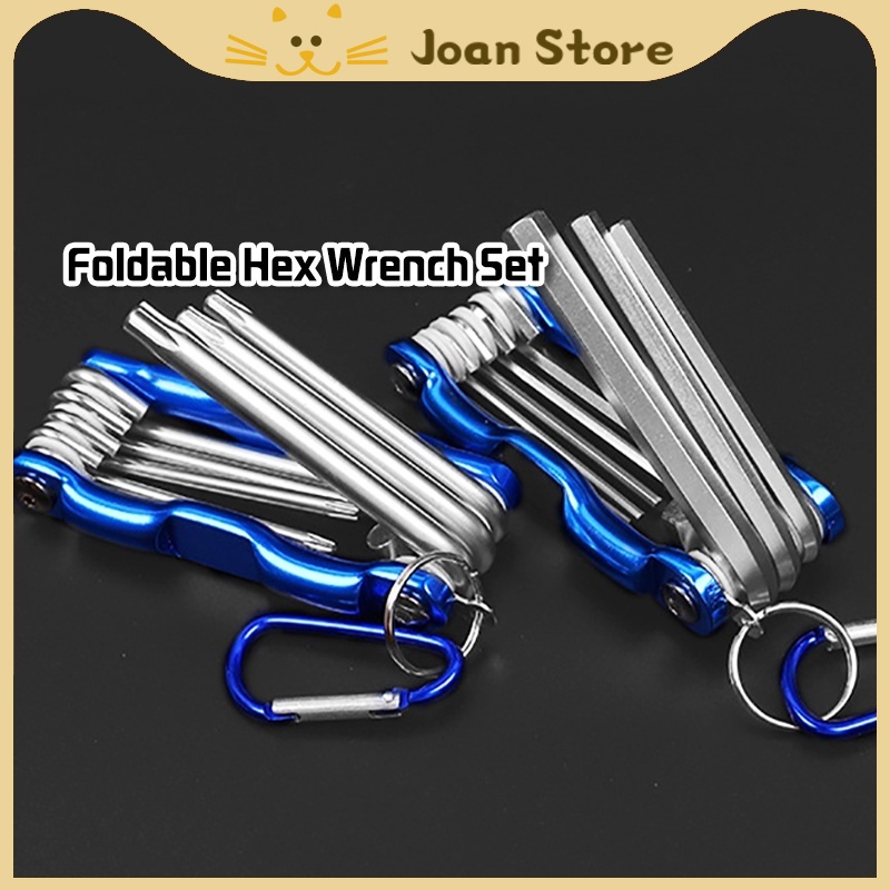 Hex Key Wrench Folding Wrench Tool Foldable Key Hex Wrench System Inner ...