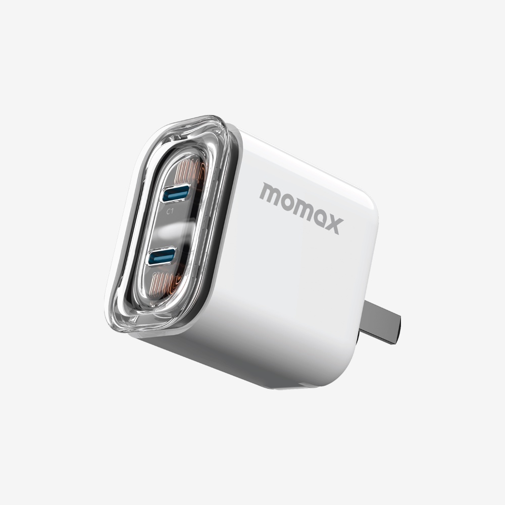 Momax 1-Charge Flow 2-Port 35W GaN Charger USB-C | Shopee Philippines