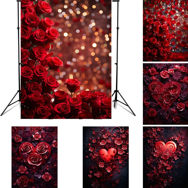 Happy Valentine's Day Backdrop For Photography Couples Lovers ...