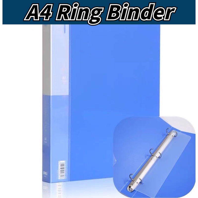3Ring Binder File Folder A4 Document Organizer Arch File Binder with ...