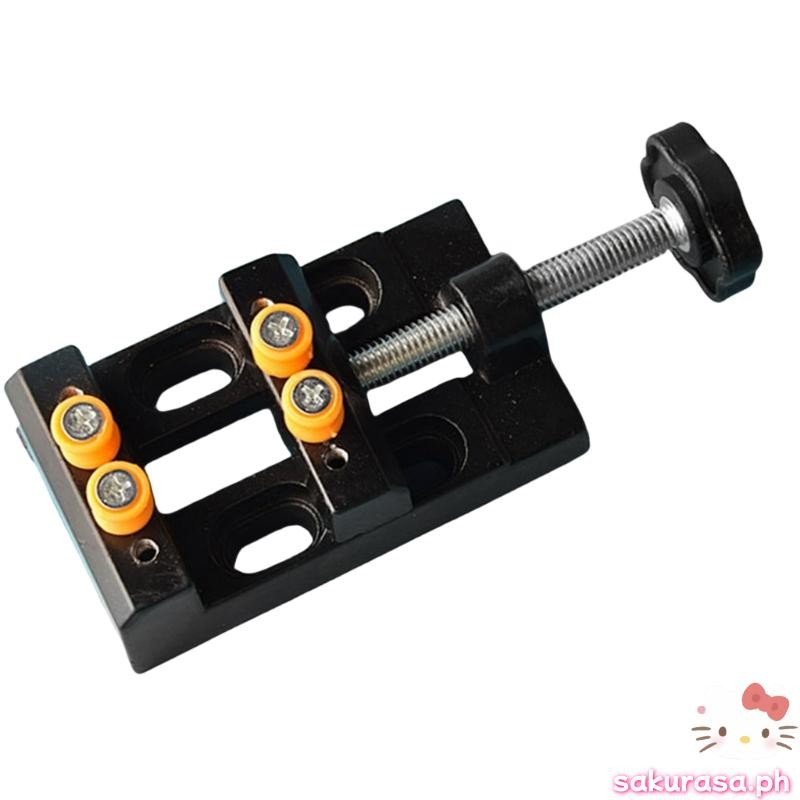SAK 8 Hole Vise Fixed Fixture Walnuts Clamp Mini Small Bed Clamp Table ...