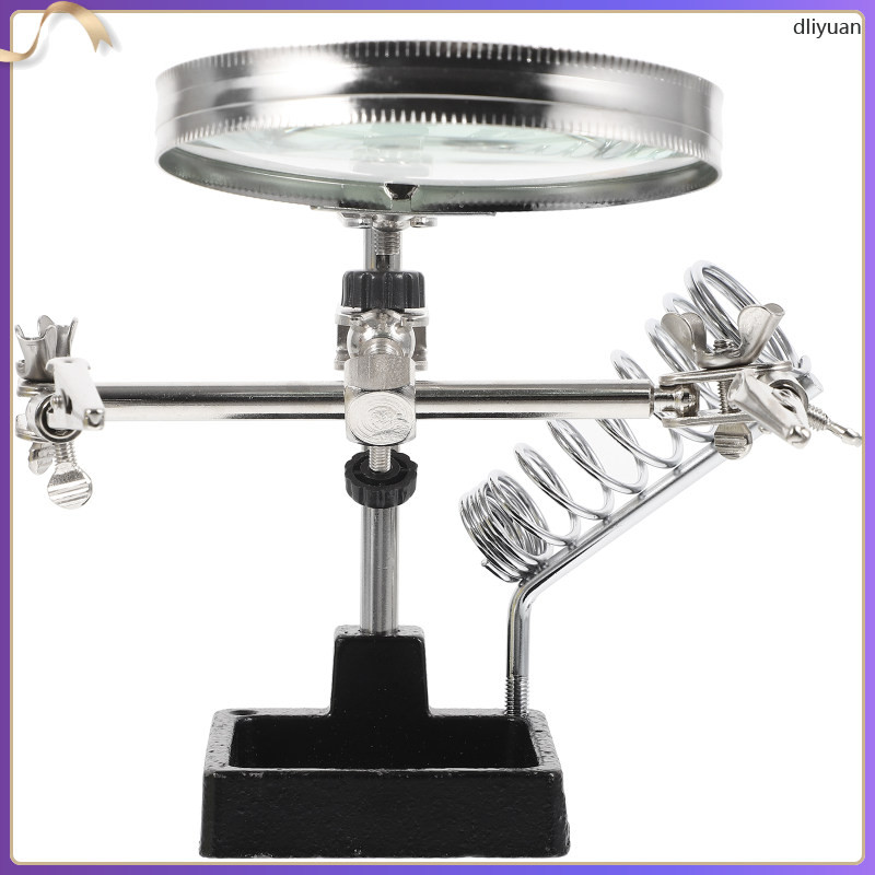 Magnifying Mirror Glasses Electric Iron Auxiliary Clamp Magnifier ...