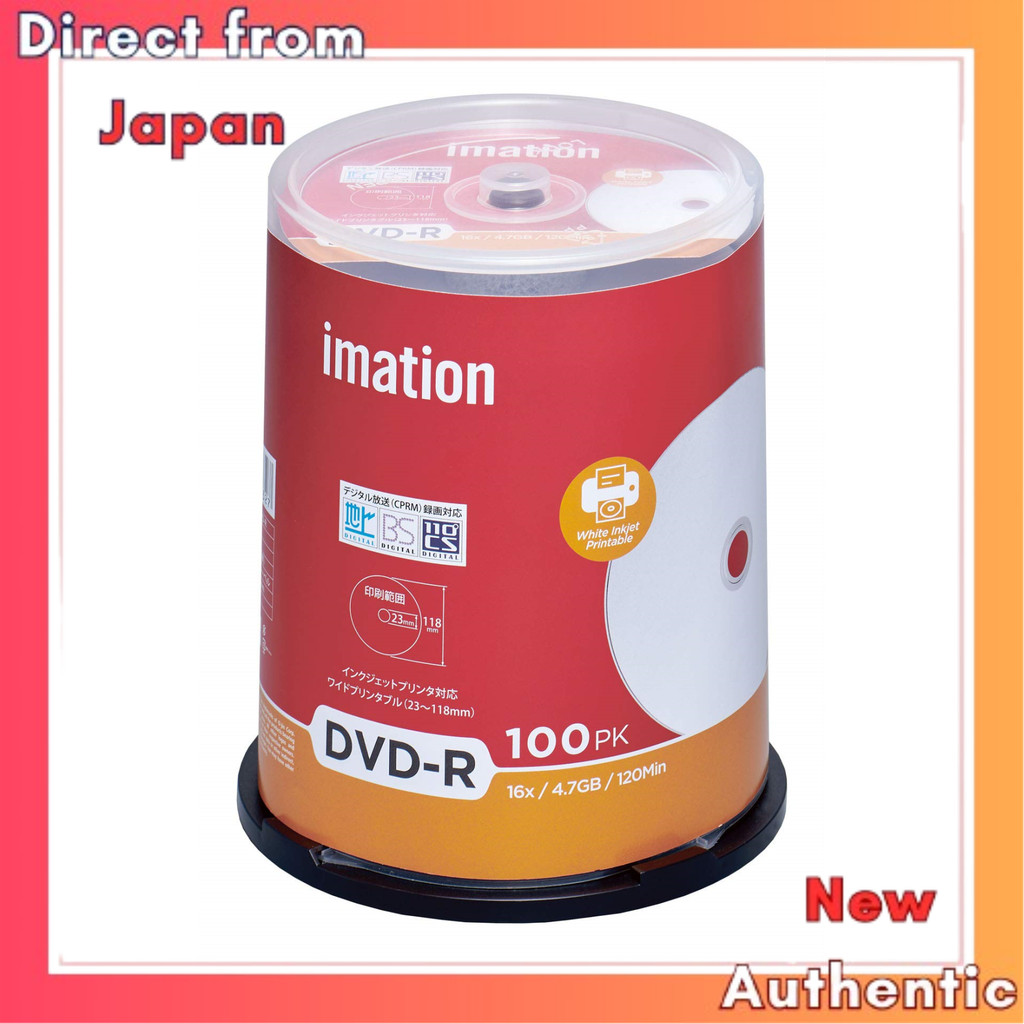 imation CPRM compatible DVD-R for one-time recording 120 minutes IM032 ...