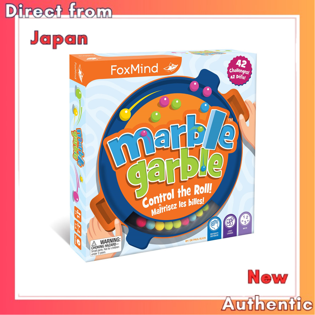 FoxMind Rolling Balance Game Marble Garble Ball Control Board Game ...