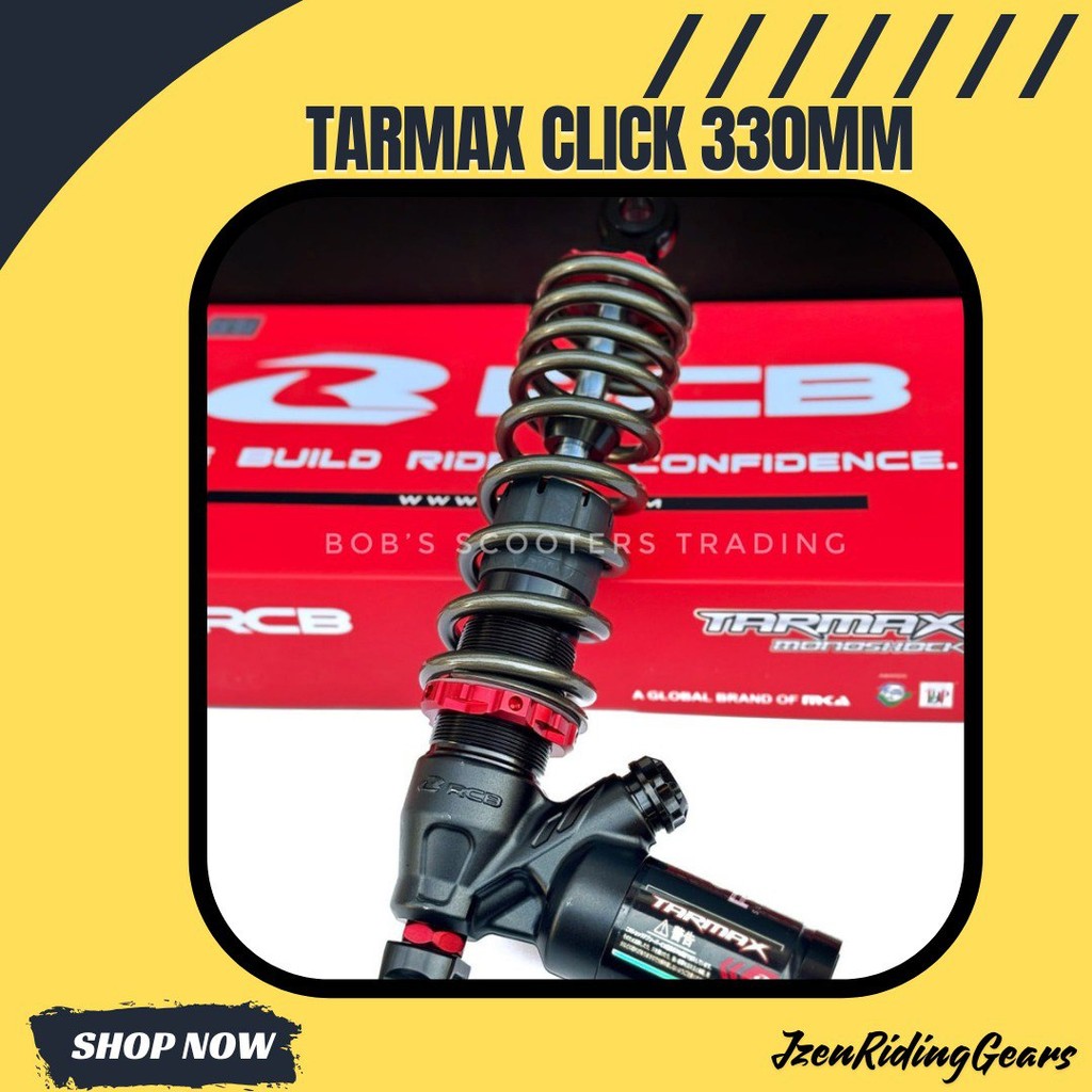 NEW! RCB TARMAX Rear Shock Honda Click (330MM) | Shopee Philippines