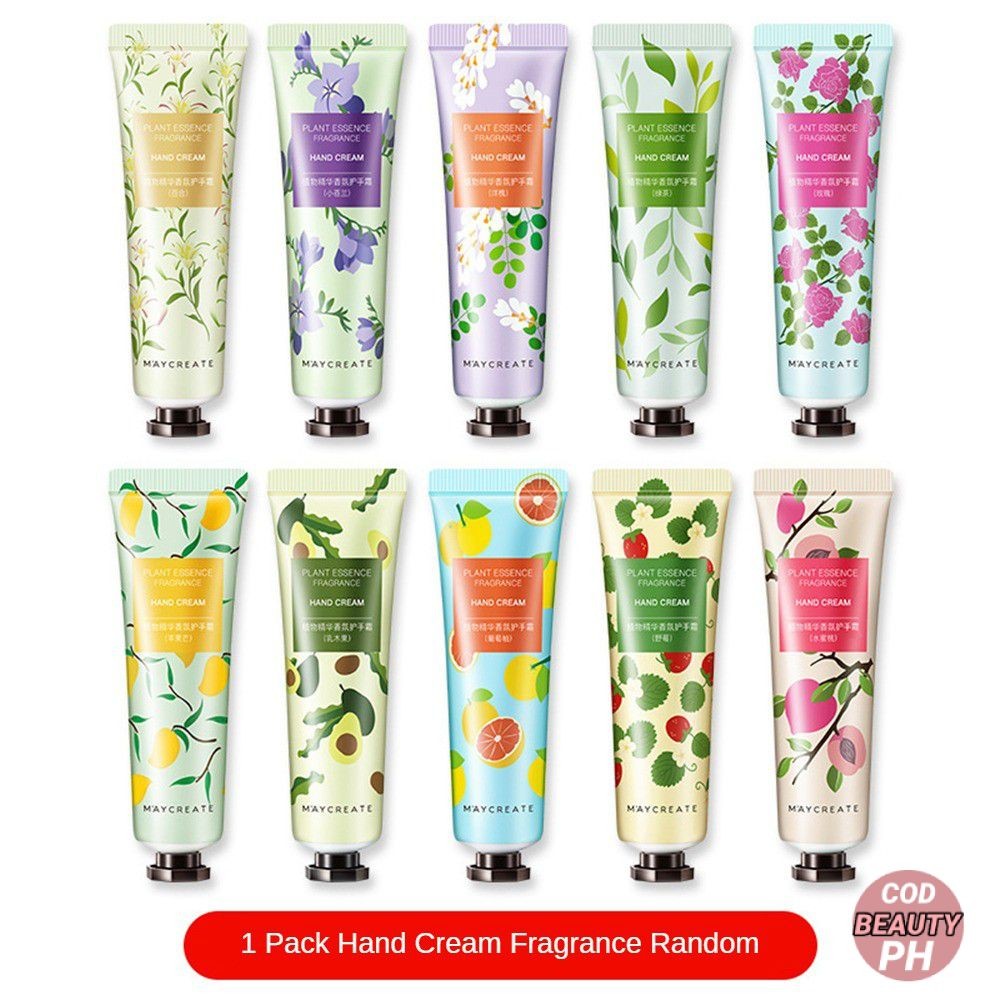 MAYCREATE 30g Plant Essence Hand Cream Moisturizing Fragrance Hand ...